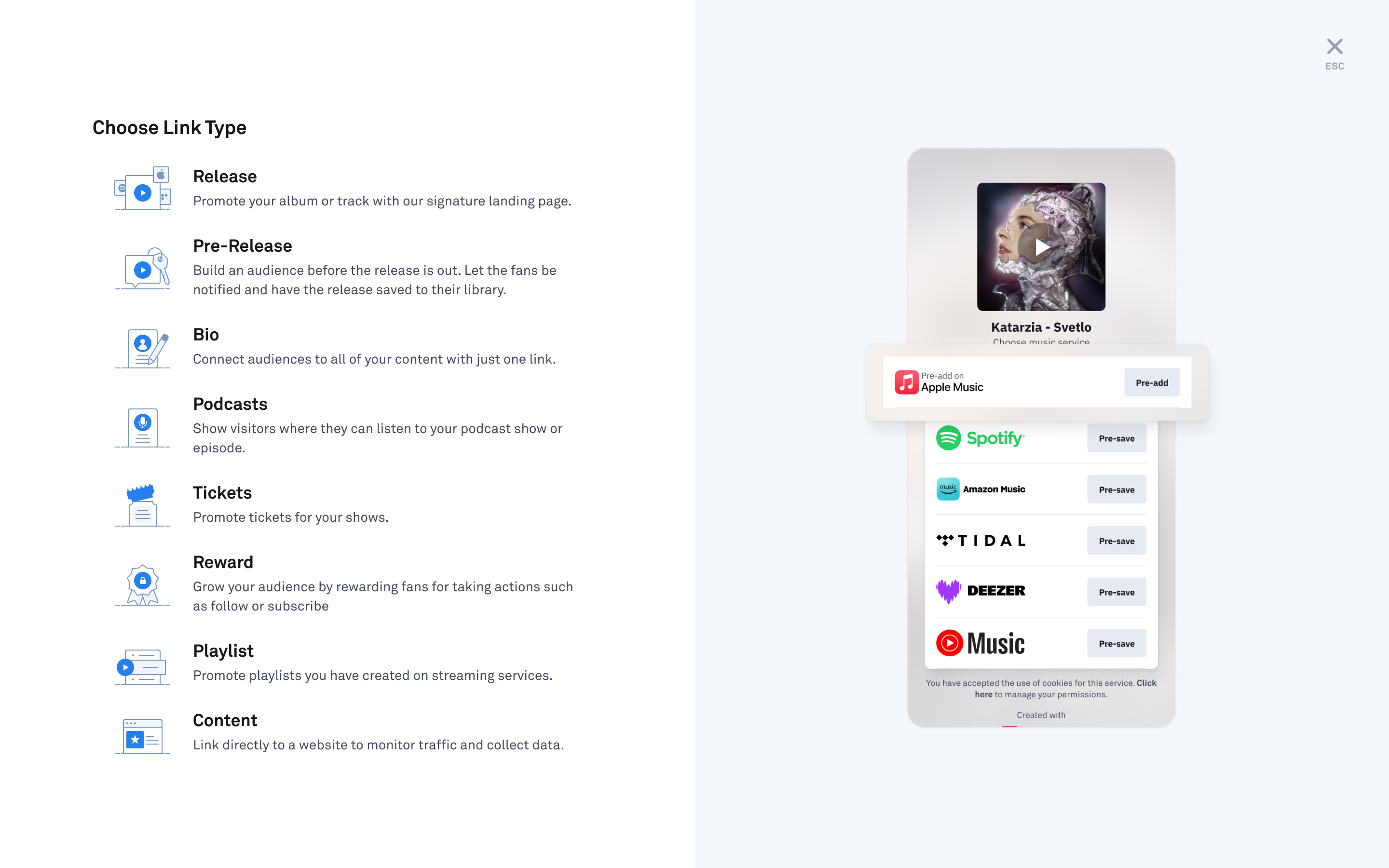 Creating Pre-release Links – Help Center