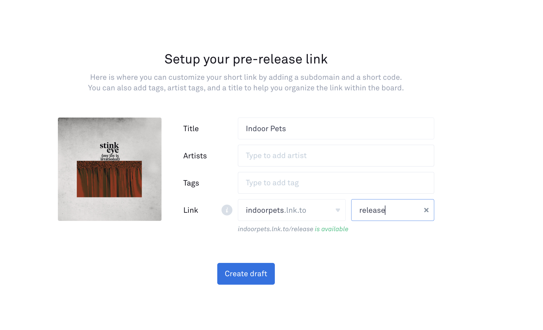 Creating Pre-release Links – Help Center